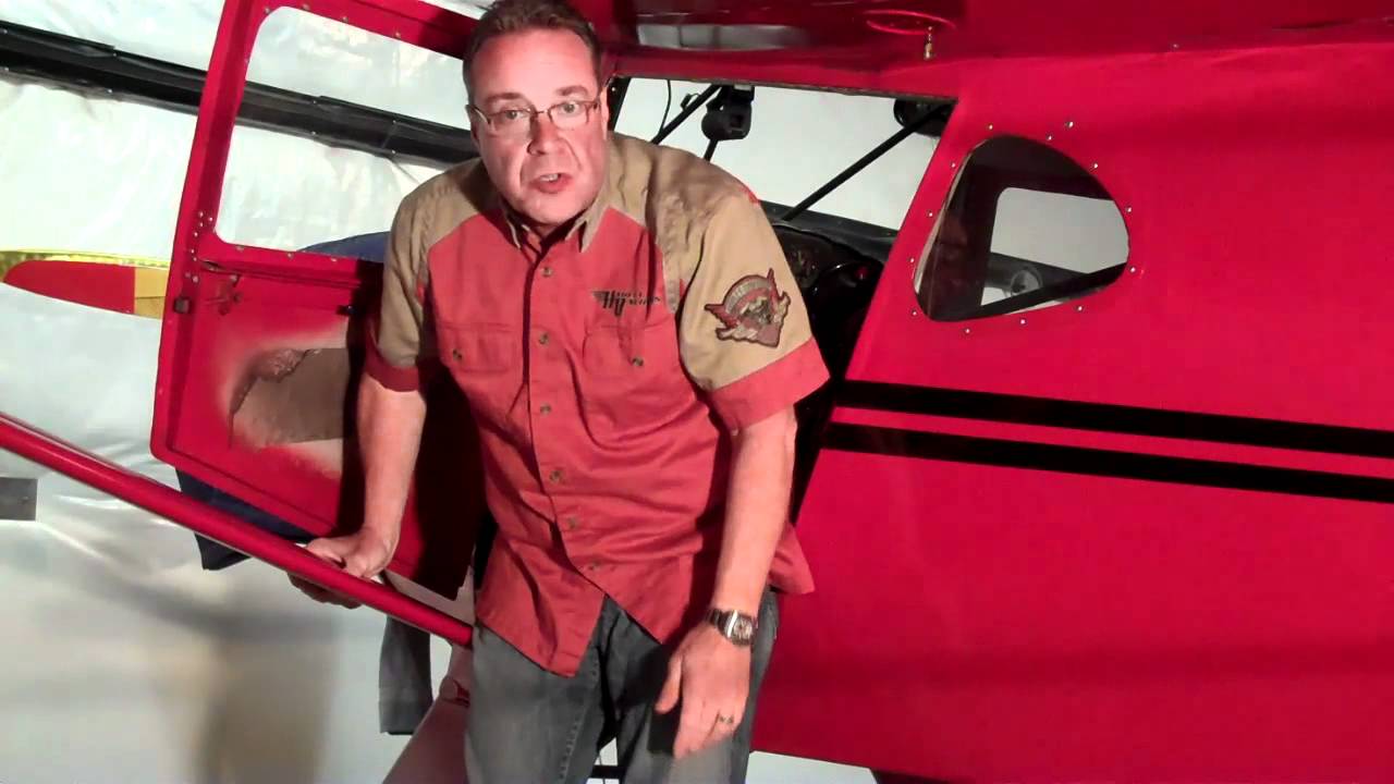 Getting into a 1946 Taylorcraft BC-12D - YouTube