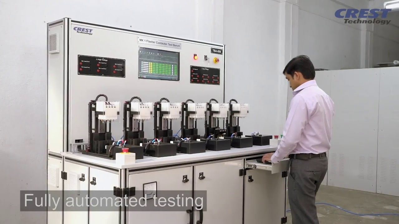 Contactor Test System - YouTube