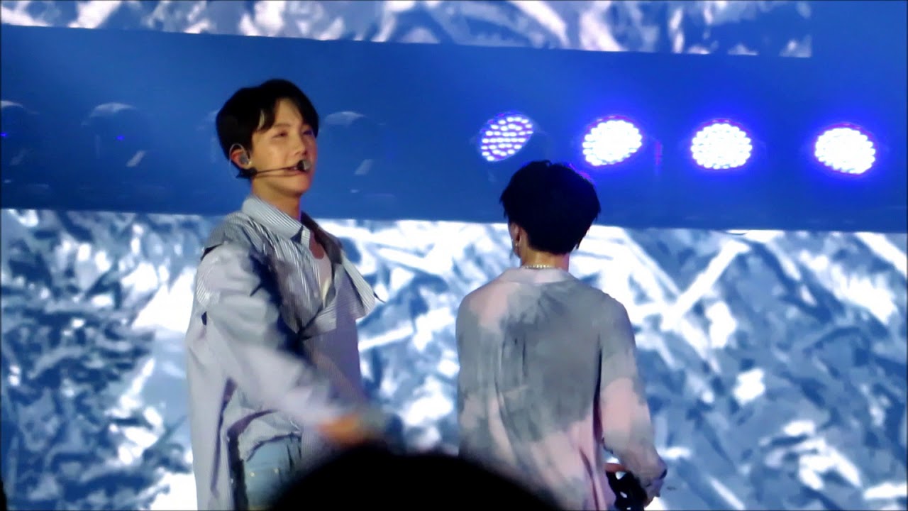 180707 SBS concert in taipei-BTS-spring day-SUGA & V focus - YouTube