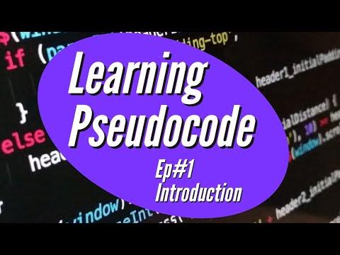 ***PSEUDOCODE*** What is PSEUDOCODE pseudo code - part 1 - YouTube