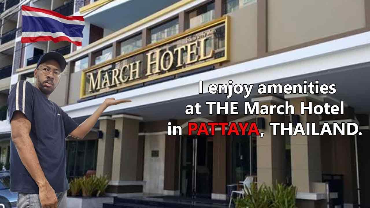 Enjoying amenities at the March Hotel in Pattaya, Thailand - YouTube