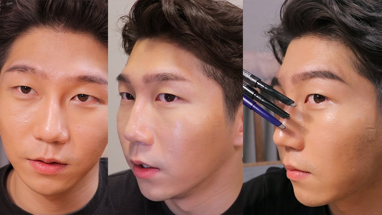 현실적인 일자눈썹 아치형 눈썹 그리는 방법 메이크업 안하시는 분들도 꼭 보세요 Youtube