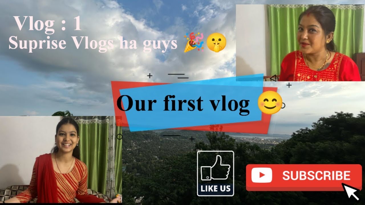 Our first vlog which is an suprise vlog for you all 🤫♥️.. - YouTube