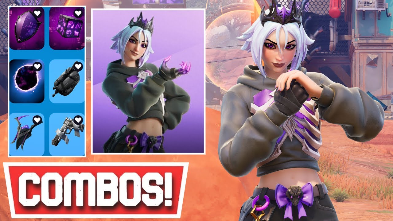 New Best Persephone Skin Combos July Crew Pack Fortnite Youtube