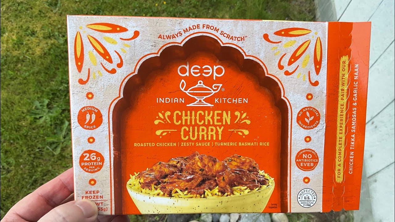 Deep Indian Kitchen "Chicken Curry" Meal Review - YouTube