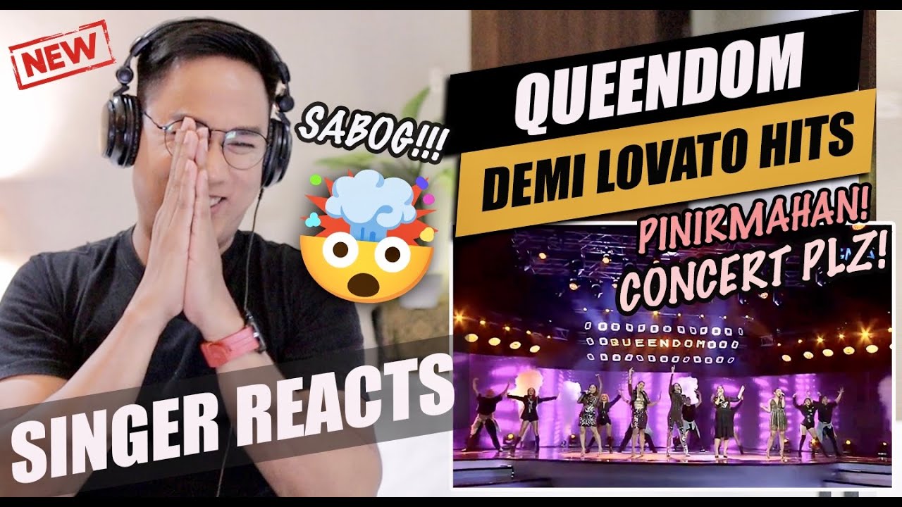 Queendom - Demi Lovato Hits [ALL-OUT SUNDAYS] | SINGER REACTION - YouTube