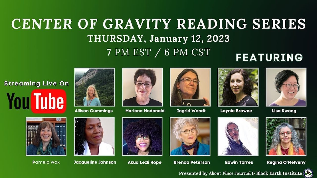 Center of Gravity Reading Series 1/12/23 - YouTube