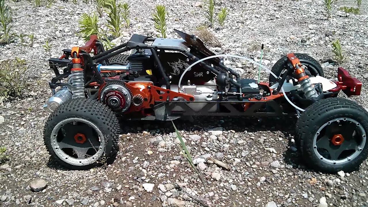 hpi baja 5b ss 30.5cc 慣らし - YouTube