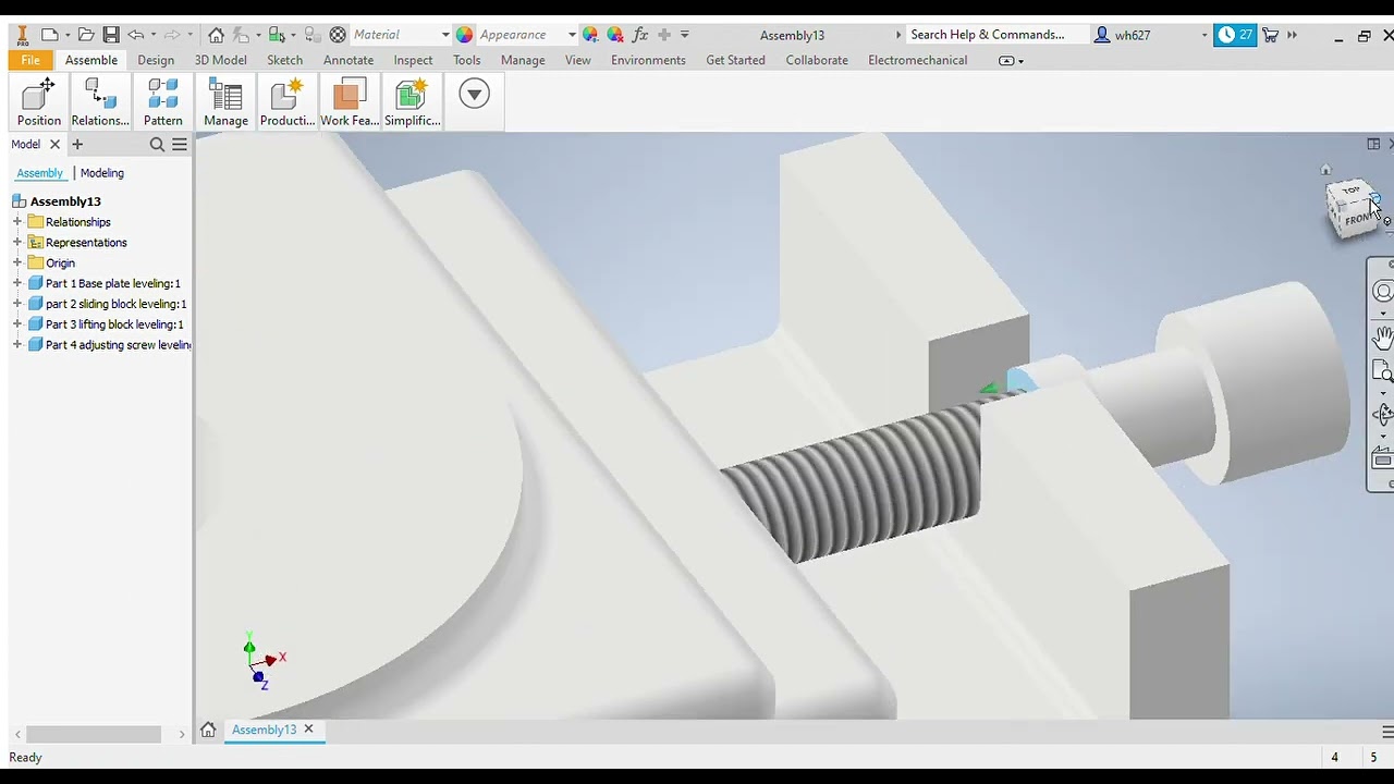 Leveling assembly - YouTube