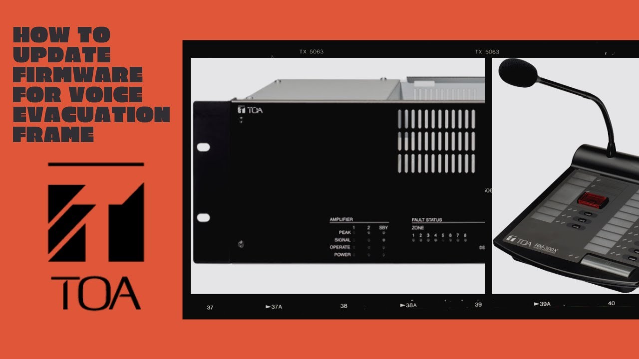 VX-3004F/VX-3008F/VX-3016F VOICE EVACUATION FRAME'S / HOW TO UPDATE ...