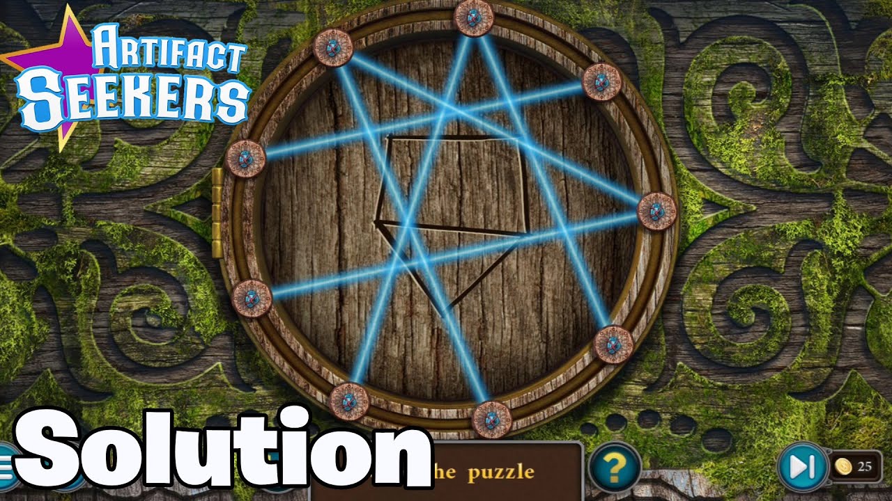 Artifact Seekers - Mini Game Puzzle 13 Join lines - Solution - YouTube