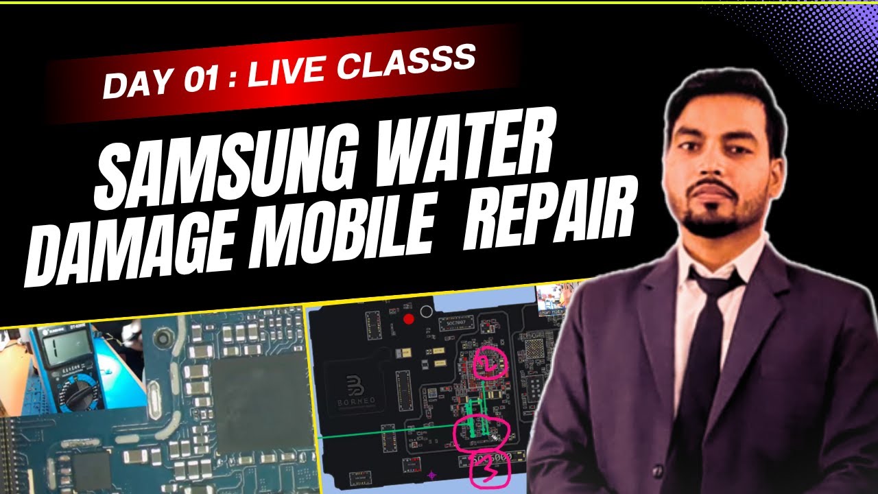 samsung mobile water damage repair kaise kare | Mobile repair course | Smart Mobile Solution ...