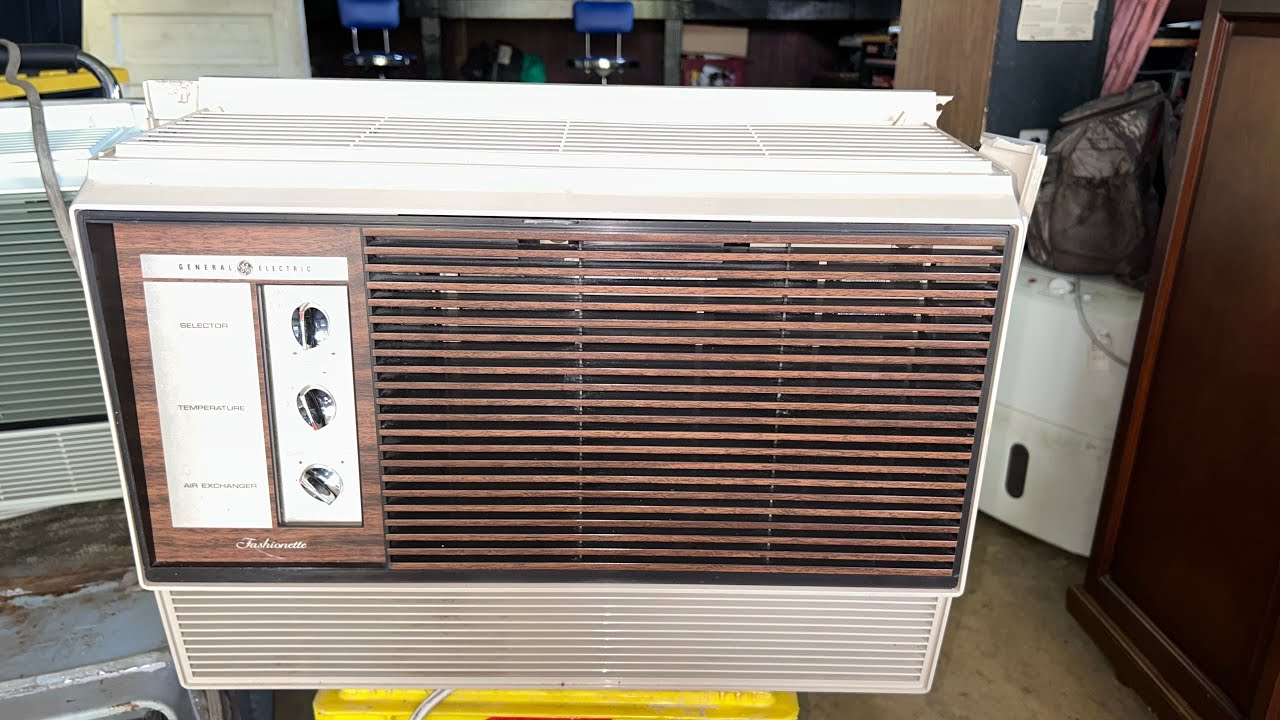 1960’s General Electric GE Fasionette 6000 BTU Air Conditioner Brown ...