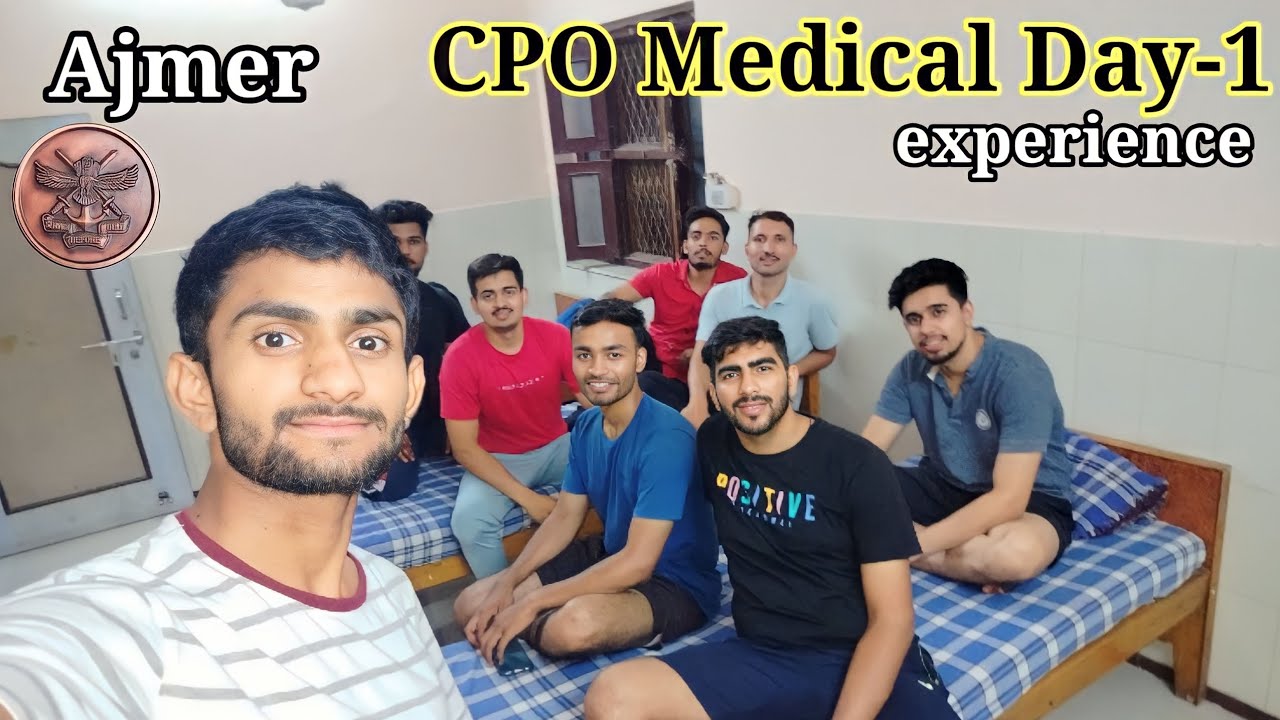 CPO Medical Test 2023 Ajmer CRPF Campus GC -1 - YouTube