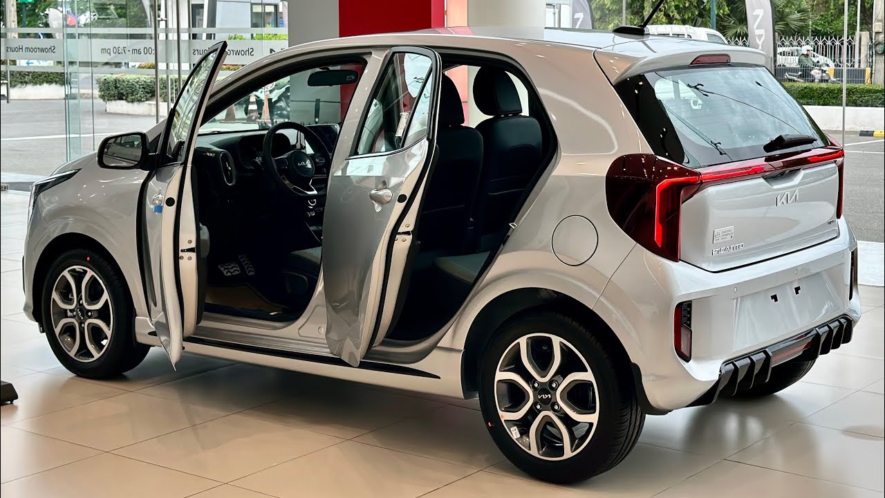 New Color (2024) Kia Picanto gt Line Review Exterior and Exterior - YouTube