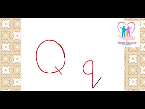 Let's learn Capital & Small Script letter Q - YouTube