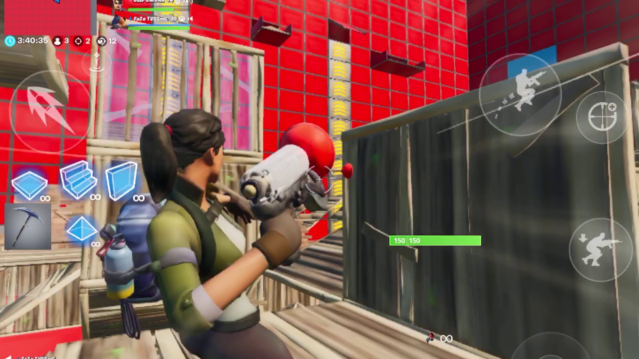 A random mobile fortnite gameplay - YouTube