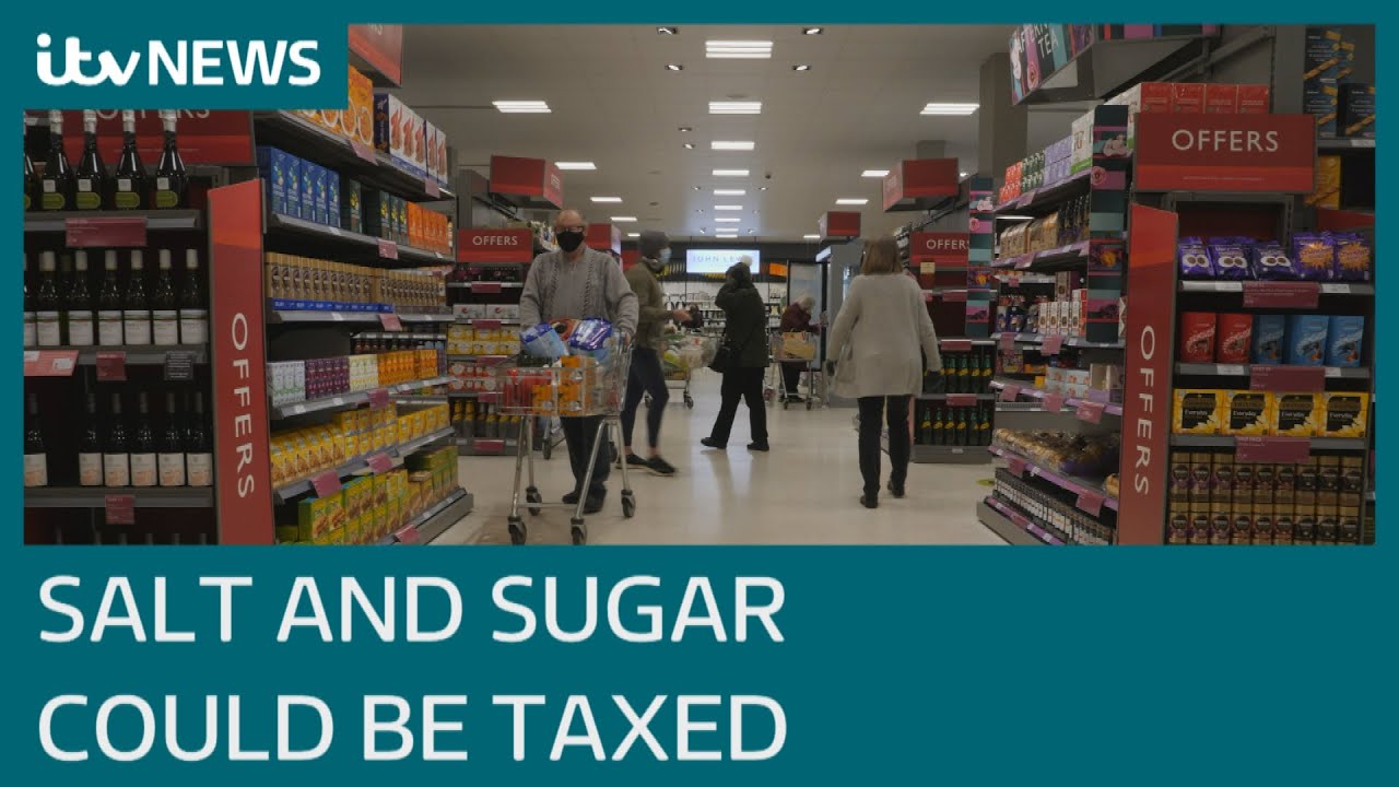 World's first salt and sugar tax could be introduced in England | ITV ...