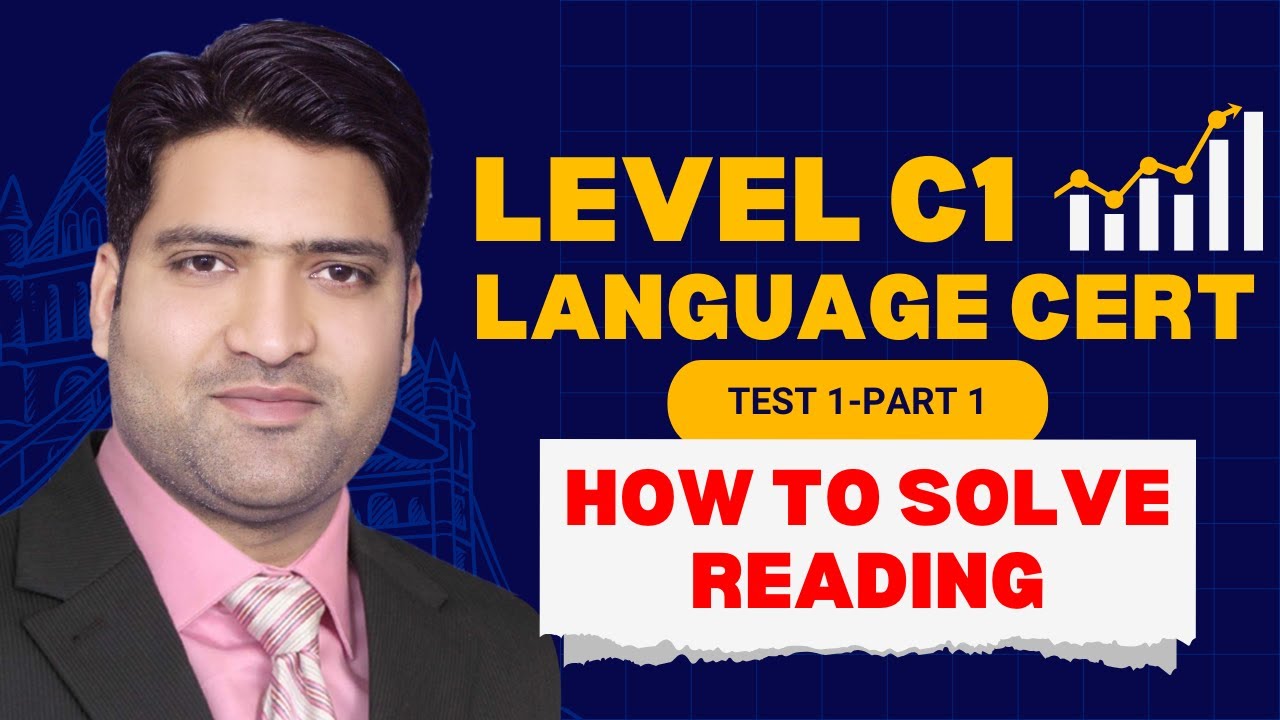How to Solve LanguageCert ESOL Reading Achiever Level C1 | Test 1 ...