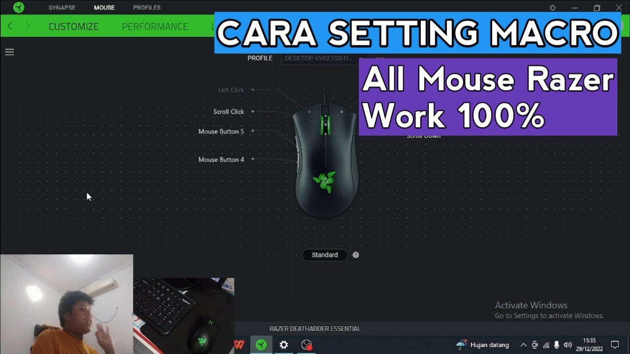 Tutorial Setting Macro pada Semua Mouse Razer(WORK100%) - YouTube