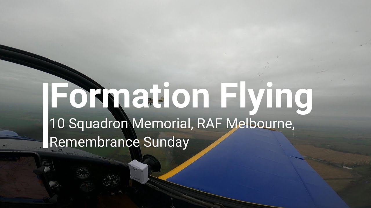 Remembrance Sunday Formation Flight In Honor of 10 Squadron RAF ...
