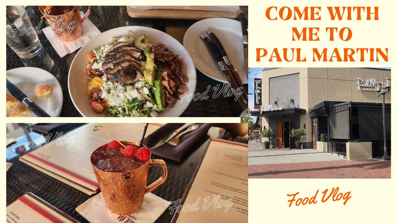 Come with me to Paul Martin American Grill. - YouTube