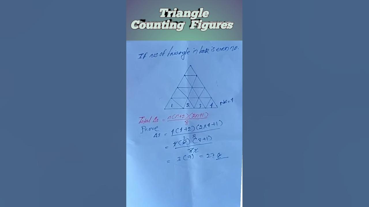 Triangle Counting | Counting Figures Reasoning shortcuts tricks | Counting Figures Triangles # ...
