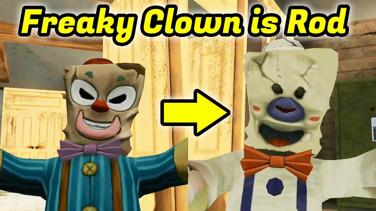 Freaky Clown is Rod - Freaky Clown Ice Scream 2 Mod Full Gameplay - YouTube
