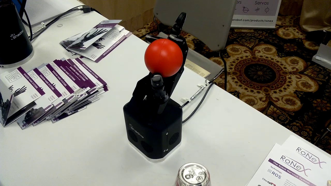 Shadow Hand Lite movements - YouTube