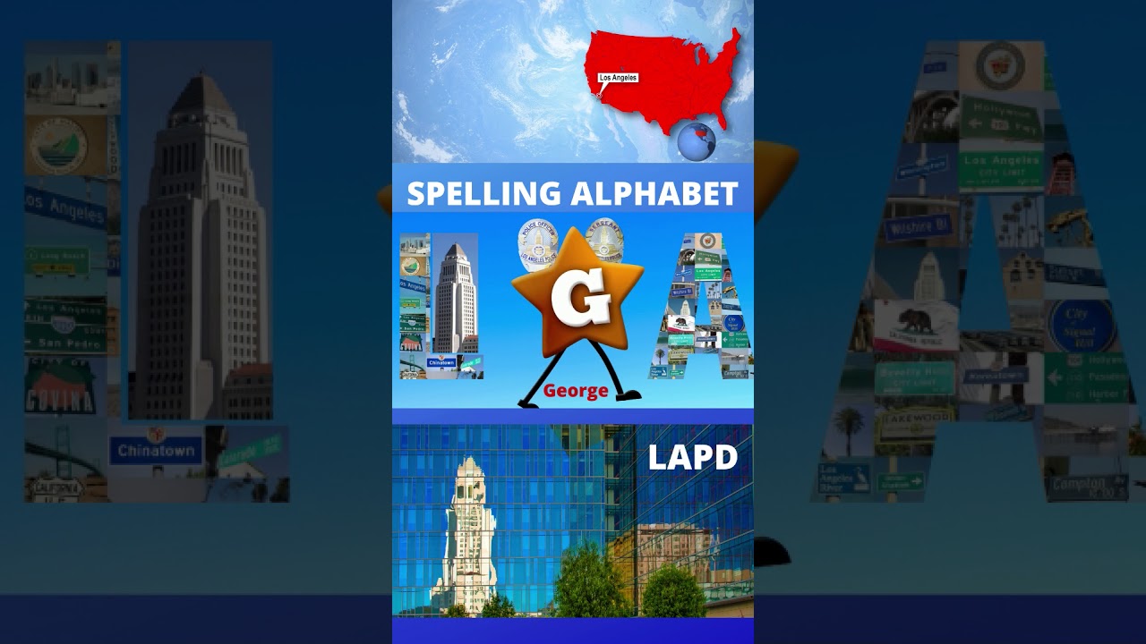 Spell with LAPD phonetic alphabet #short - YouTube