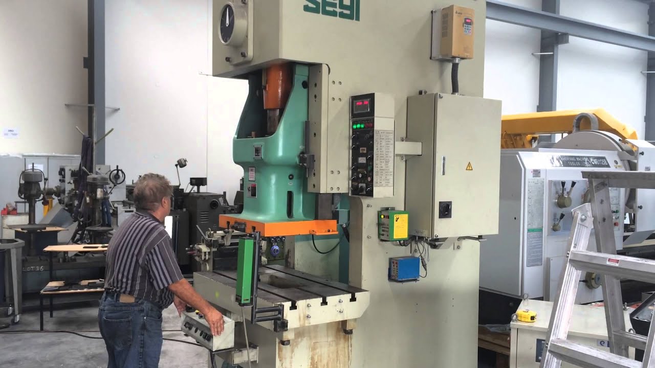 SEYI SN-1 110T HIGH SPEED POWER PRESS - YouTube