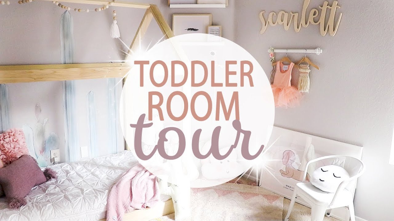 TODDLER ROOM TOUR 2018 / Toddler Girl Room - YouTube