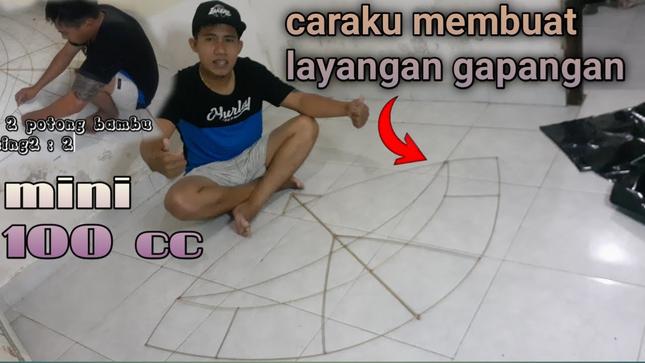MENCOBA MEMBUAT LAYANGAN GAPANGAN MINI - MINI SAJA GUYS ,SIMPEL#vlog # ...