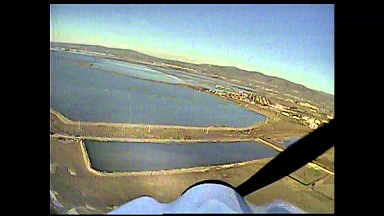 E-Flite Apprentice FPV flight w/ side mounted #16 keychain camera - YouTube