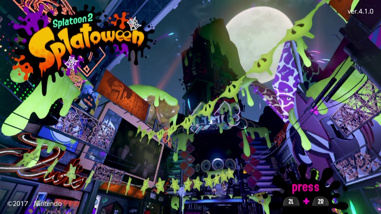 Splatoon 2 Title Screen - Splatoween(Splatfest 17th) - YouTube
