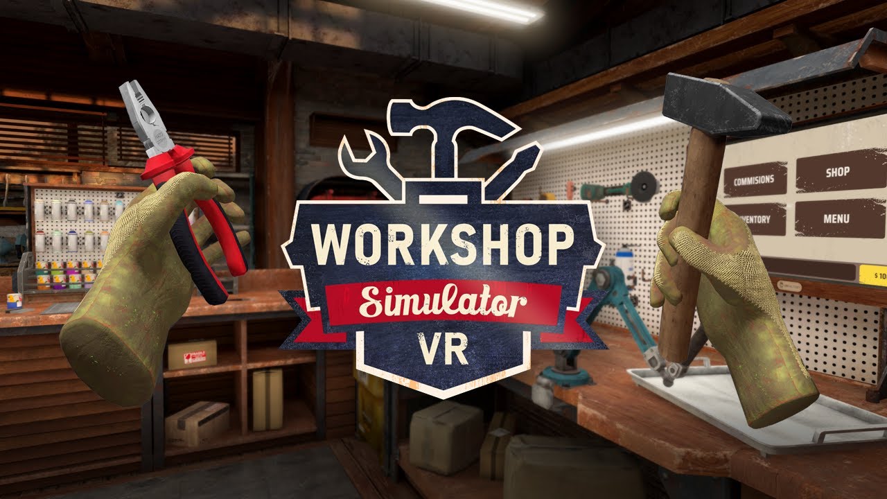 WORKSHOP SIMULATOR VR release trailer - YouTube