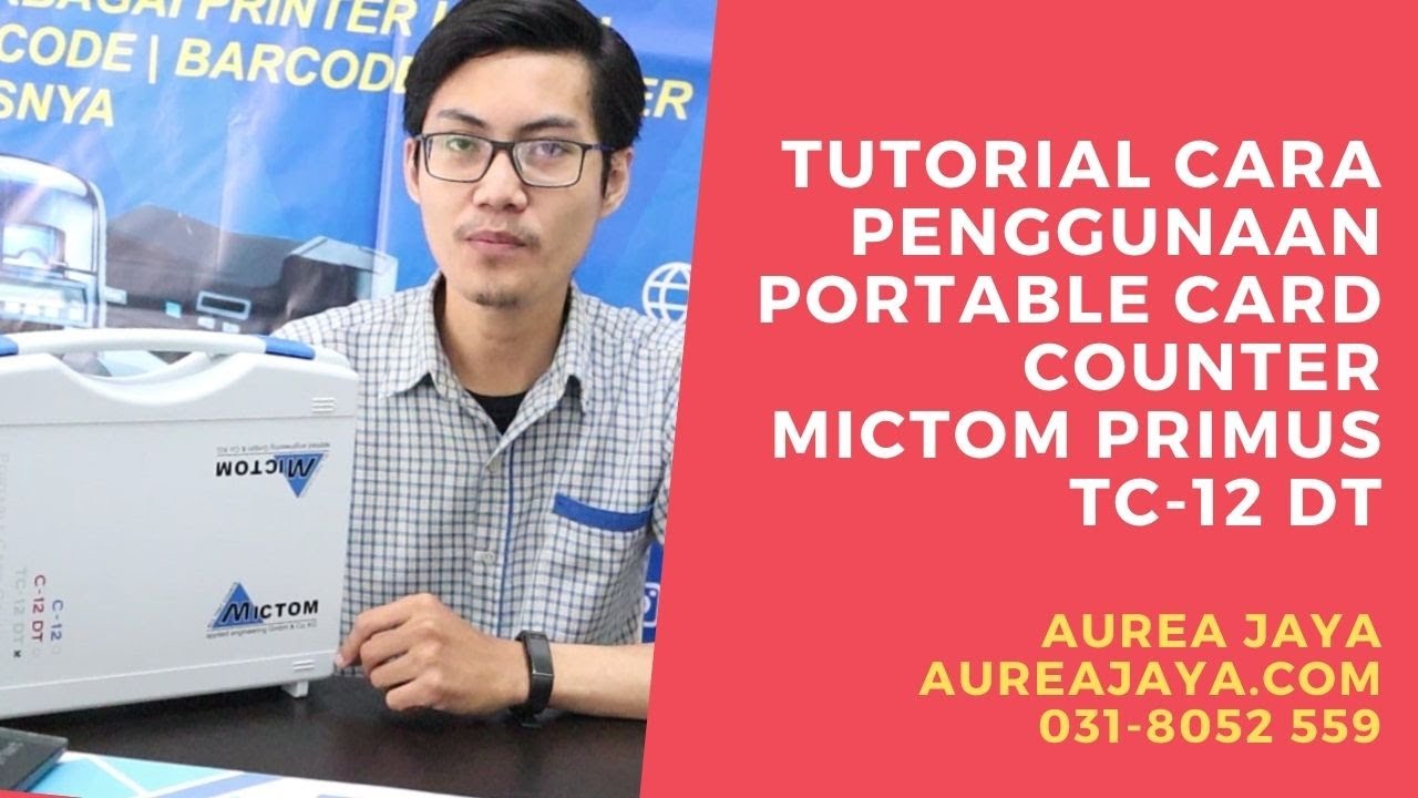🔴Tutorial Cara Penggunaan 𝐏𝐎𝐑𝐓𝐀𝐁𝐋𝐄 𝐂𝐀𝐑𝐃 𝐂𝐎𝐔𝐍𝐓𝐄𝐑 Mictom Primus TC-12 DT ...