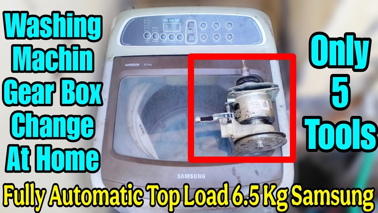 How To Change Washing Machine Gearbox,Washing Machine Ka Gearbox Kaise ...