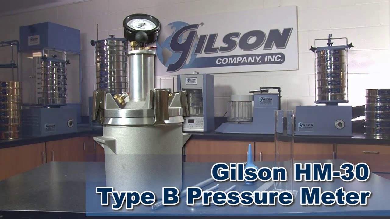 Gilson Concrete Pressure Meter features the Gorilla Gauge (HM-30) - YouTube