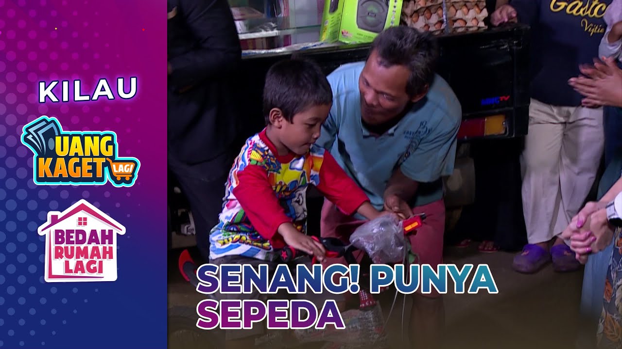 SENANG BANGET! Anak Pak Jaji Punya Sepeda | KILAU UANG KAGET & BEDAH RUMAH | PART 3/8 - YouTube