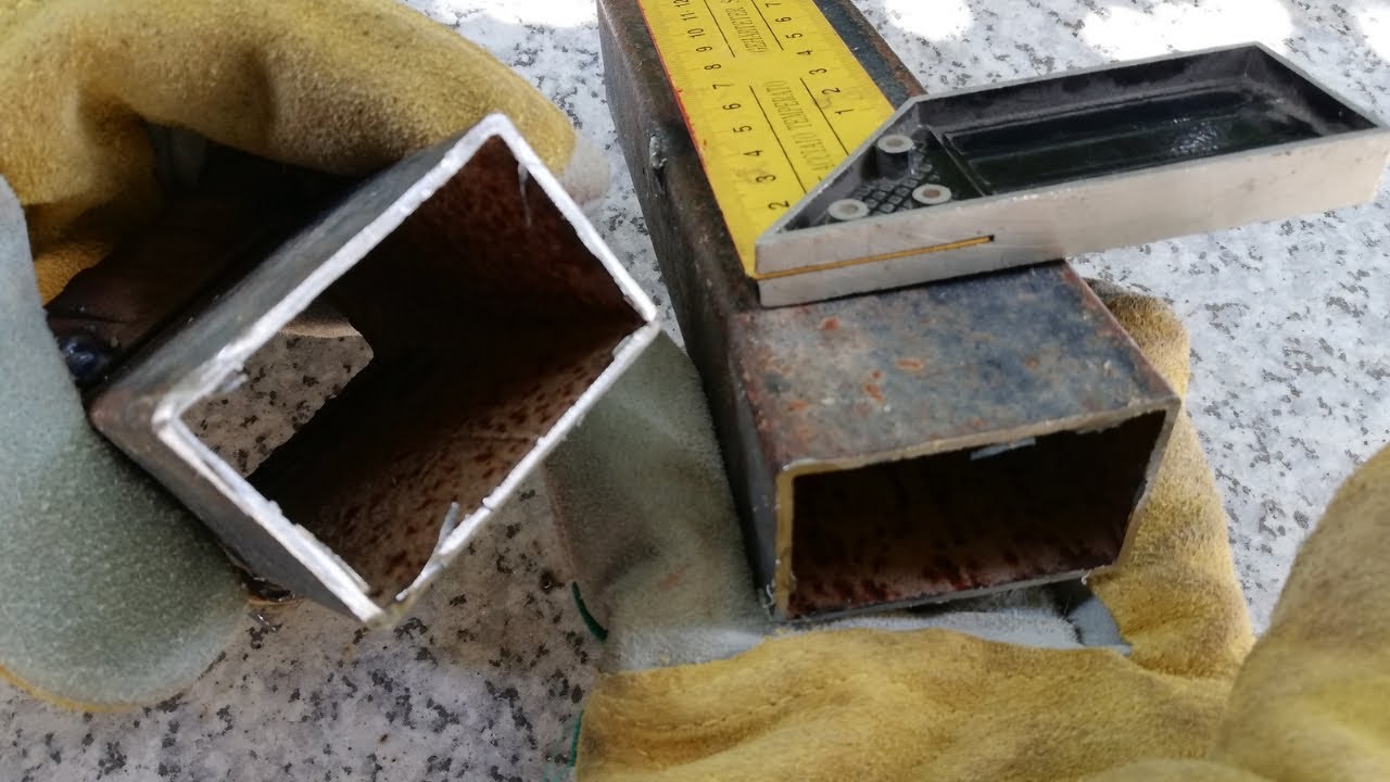 welding training | Training on correct cutting of square tube before ...