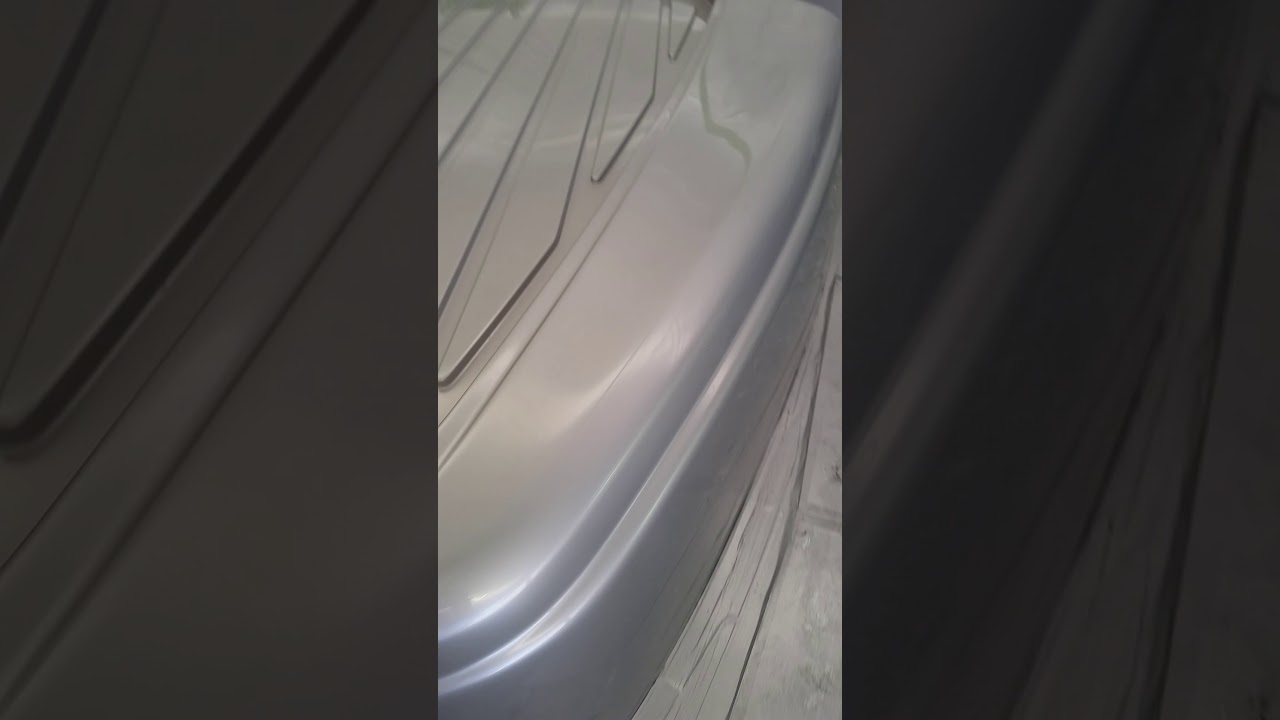 Clear coat over base - YouTube