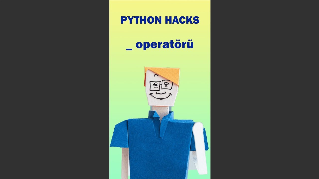 _ OPERATÖRÜ KULLANIMI | #Python Dersleri | #shorts - YouTube