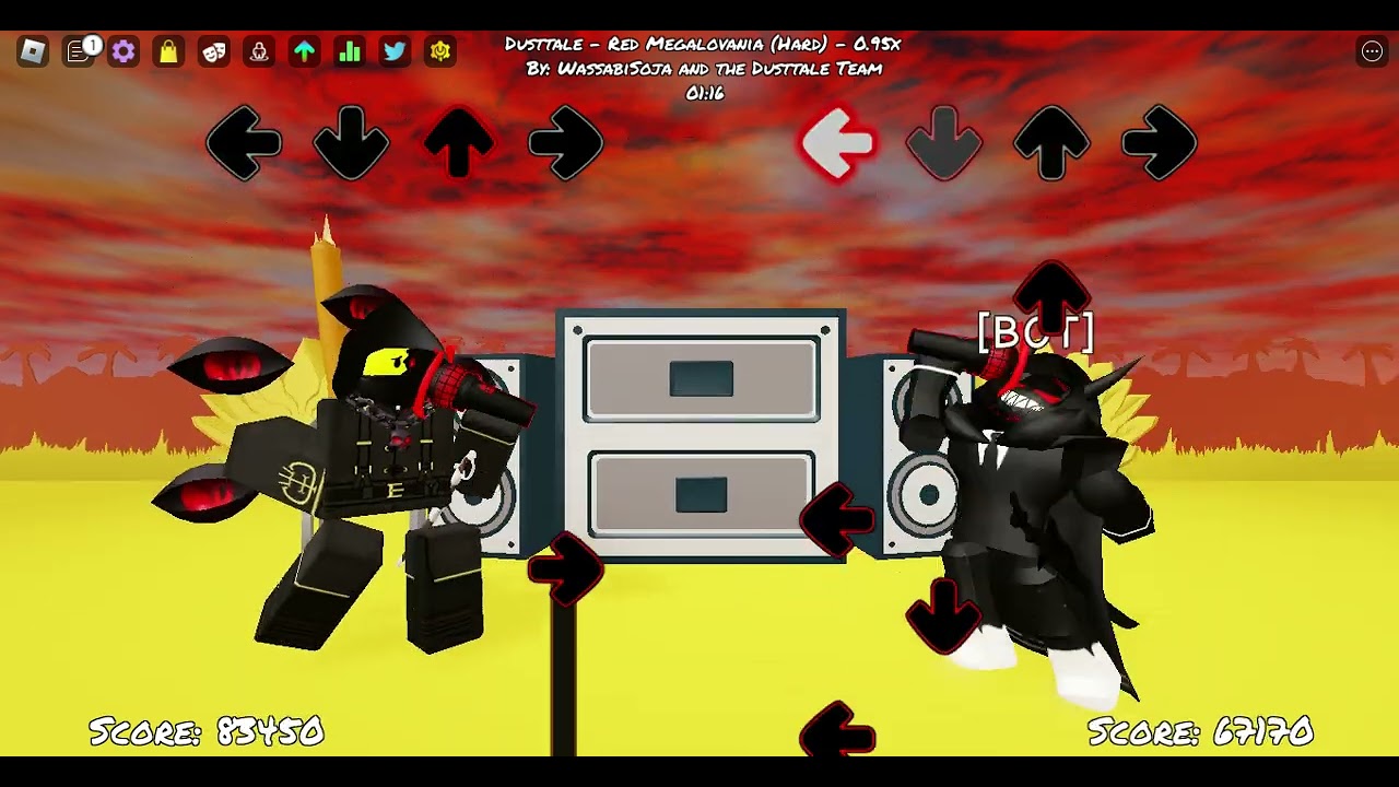 [Roblox Funky Friday] Infected Overseer vs Darklord (Red Megalovania ...