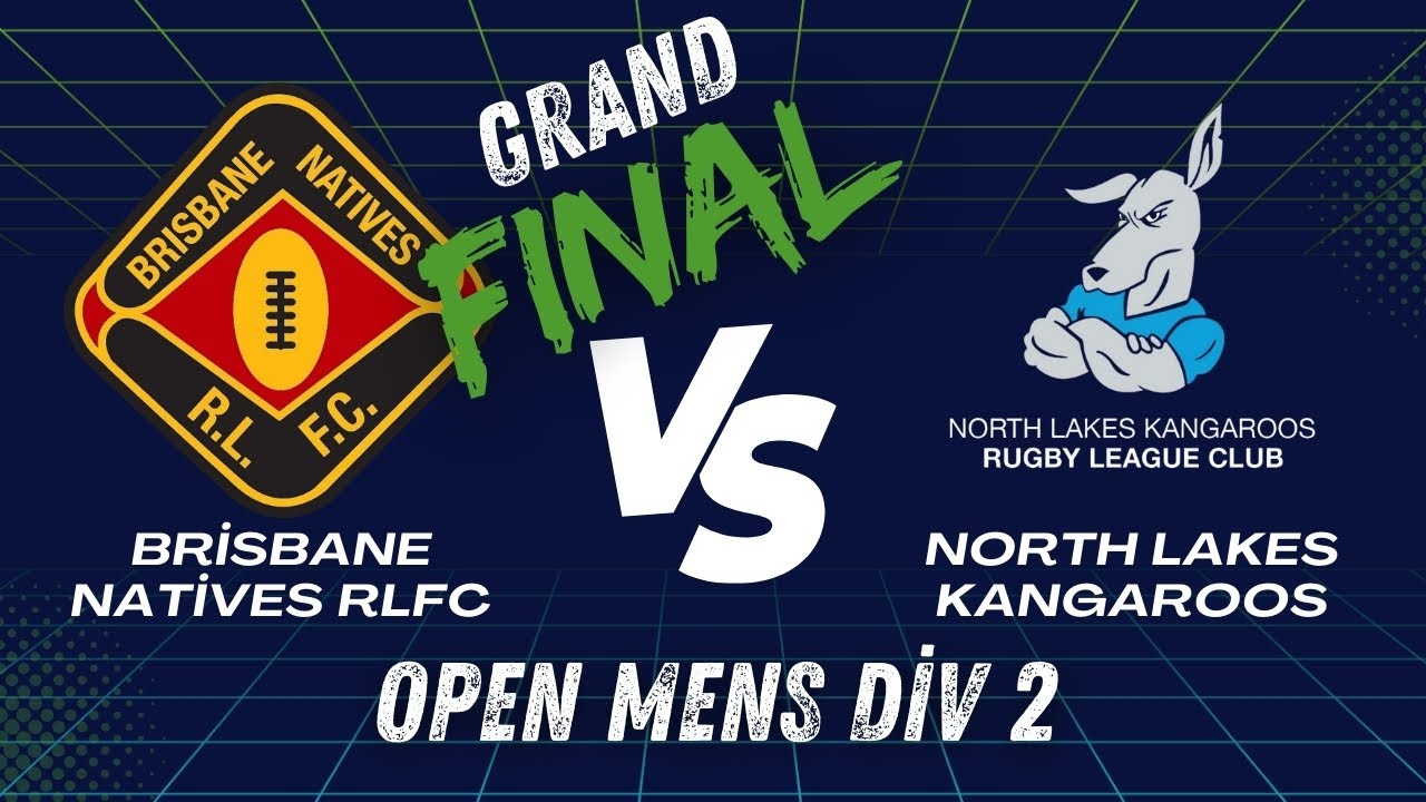 OPEN MEN'S DIV 2 GRAND FINAL! Brisbane Natives Vs North Lakes Kangaroos ...