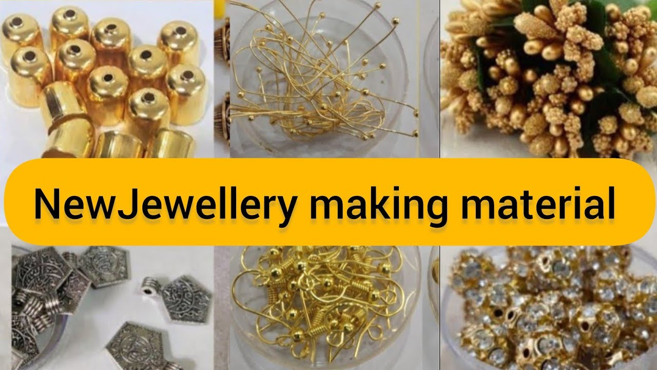 NEW.. jewellery making material with Name/ part -2 - YouTube
