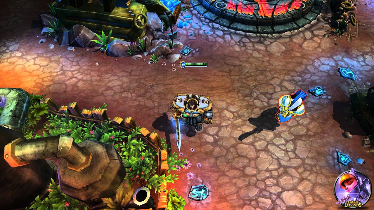 Steel Legion Garen skin (FHD) - League of legends 강철군단 가렌 스킨 - YouTube