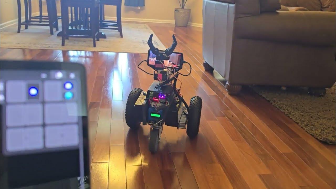 Self Navigating Robot With Web-Based UI - YouTube
