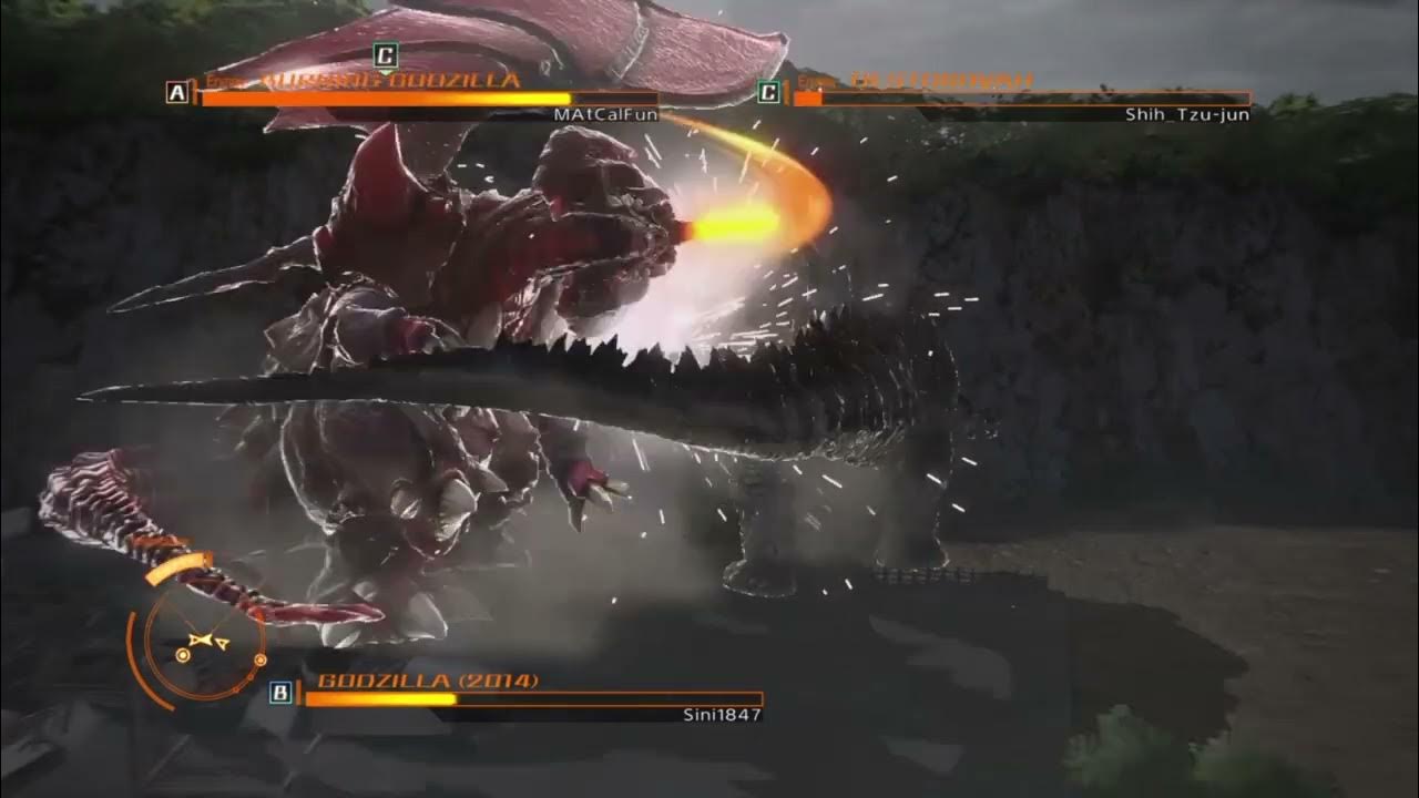 GODZILLA PS4 : Godzilla 2014 vs Burning Godzilla vs Destoroyah - YouTube