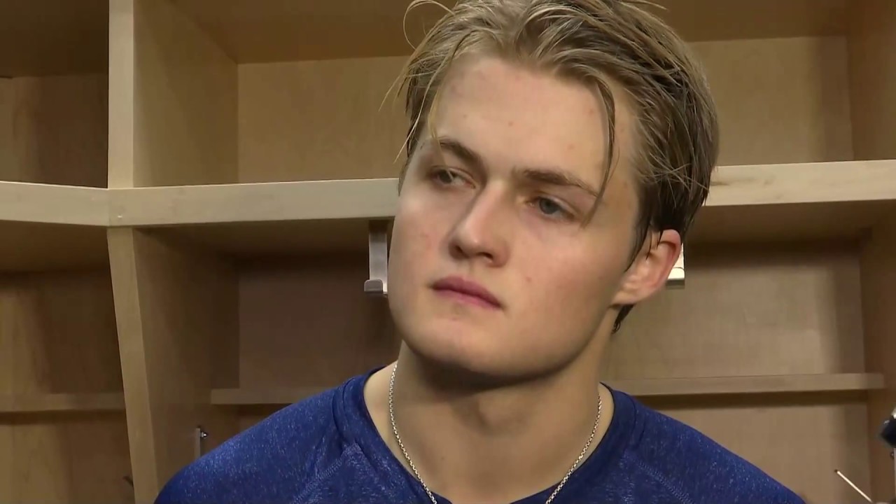 Maple Leafs Post-Game: William Nylander - October 19, 2016 - YouTube